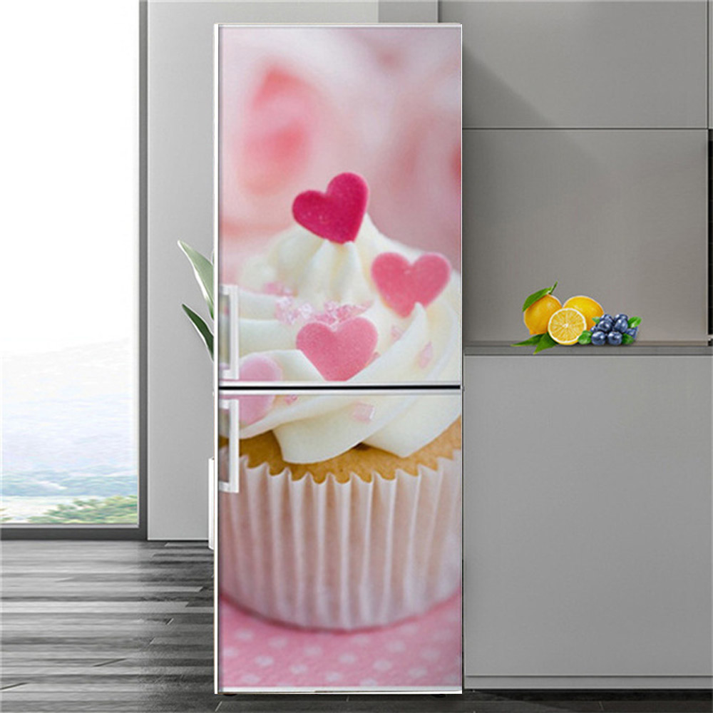 Fruit refrigerator stickers Refrigerator door stickers Cover vegetable ...