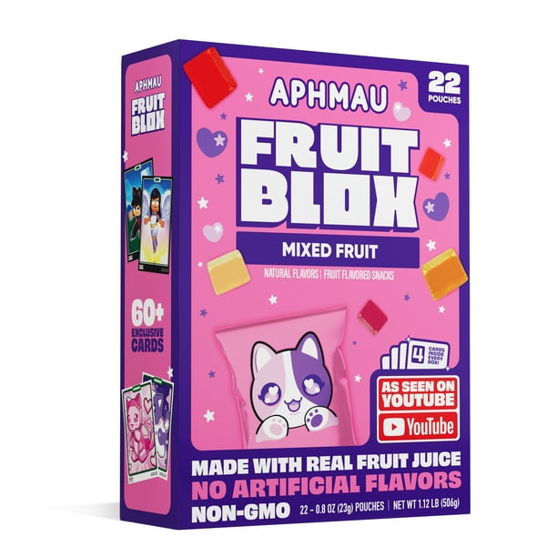FruitBlox Aphmau Mixed Fruit Snacks, 22 Count - Walmart.com