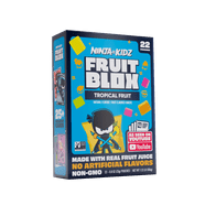 FruitBlox Vegan Mixed Fruit Snacks 22 Pouches with Real Fruit Juice ...