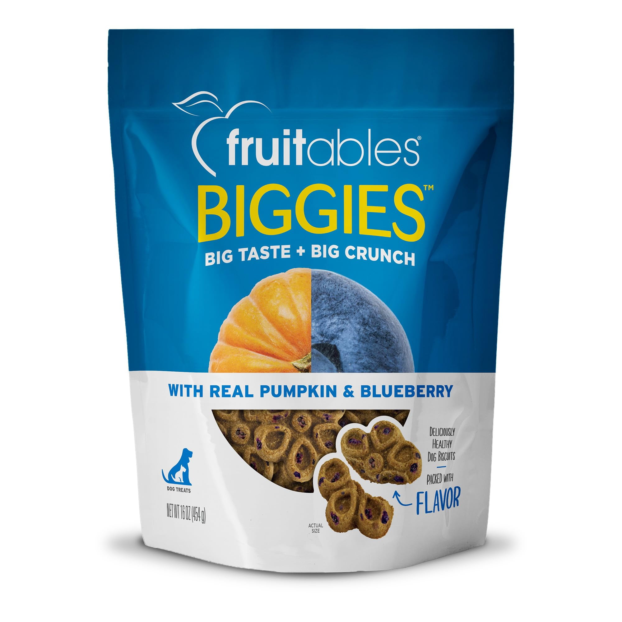 Fruitables Biggies Dog Biscuits SBF3 - Crunchy Dog Biscuits Made with ...