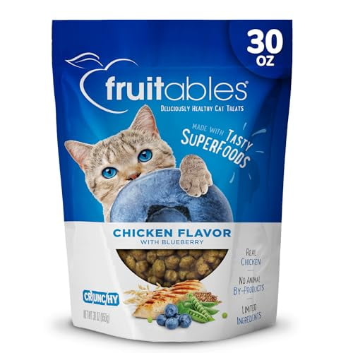 Fruitables Cat Treats Crunchy Cat Treats Packed with Protein Healthy ...