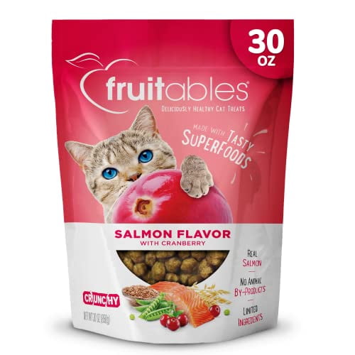 Fruitables Cat Treats – Crunchy Treats for Cats – Healthy Low Calorie ...