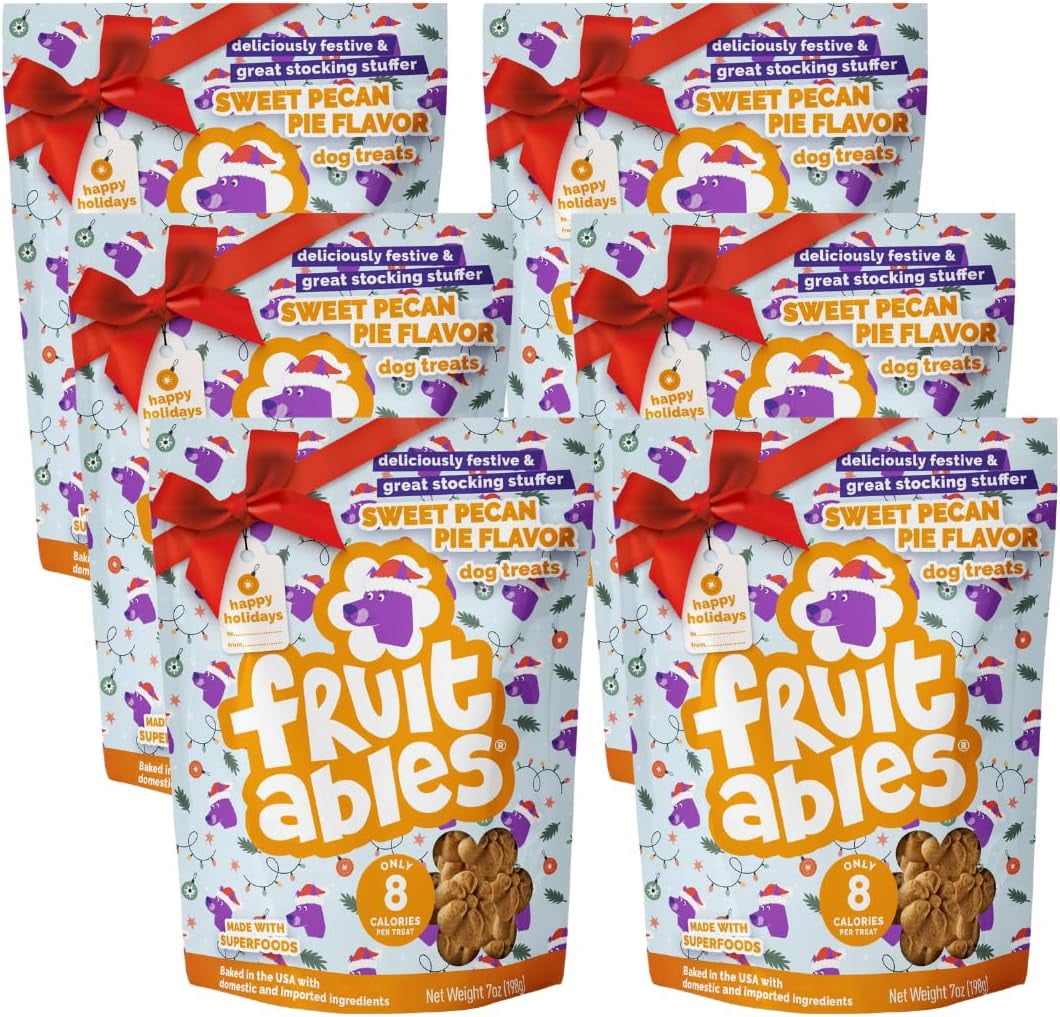 Fruitables Dog Treats – 6-Pack Sweet Potato & Pecan (7 oz Bags ...