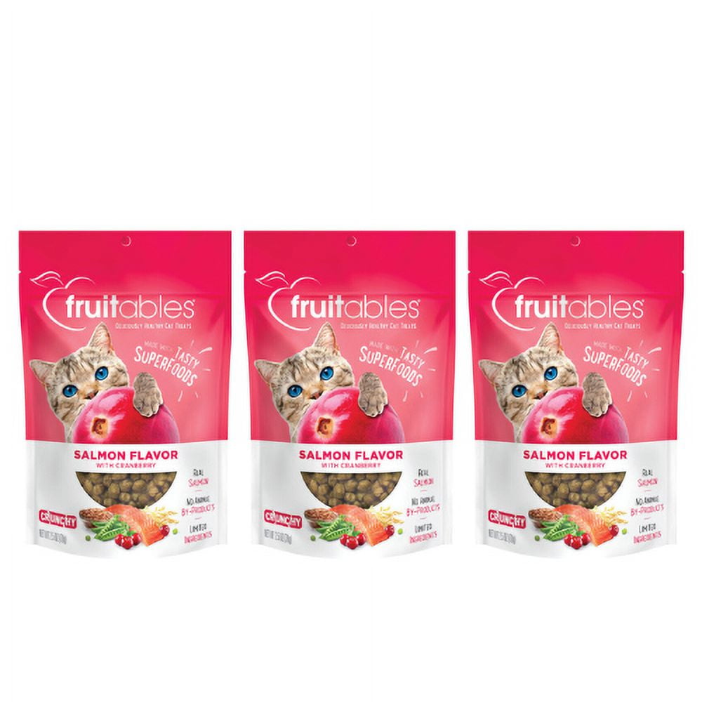 Fruitables Limited Ingredient Crunchy Cat Treats 2.5 oz - Walmart.com