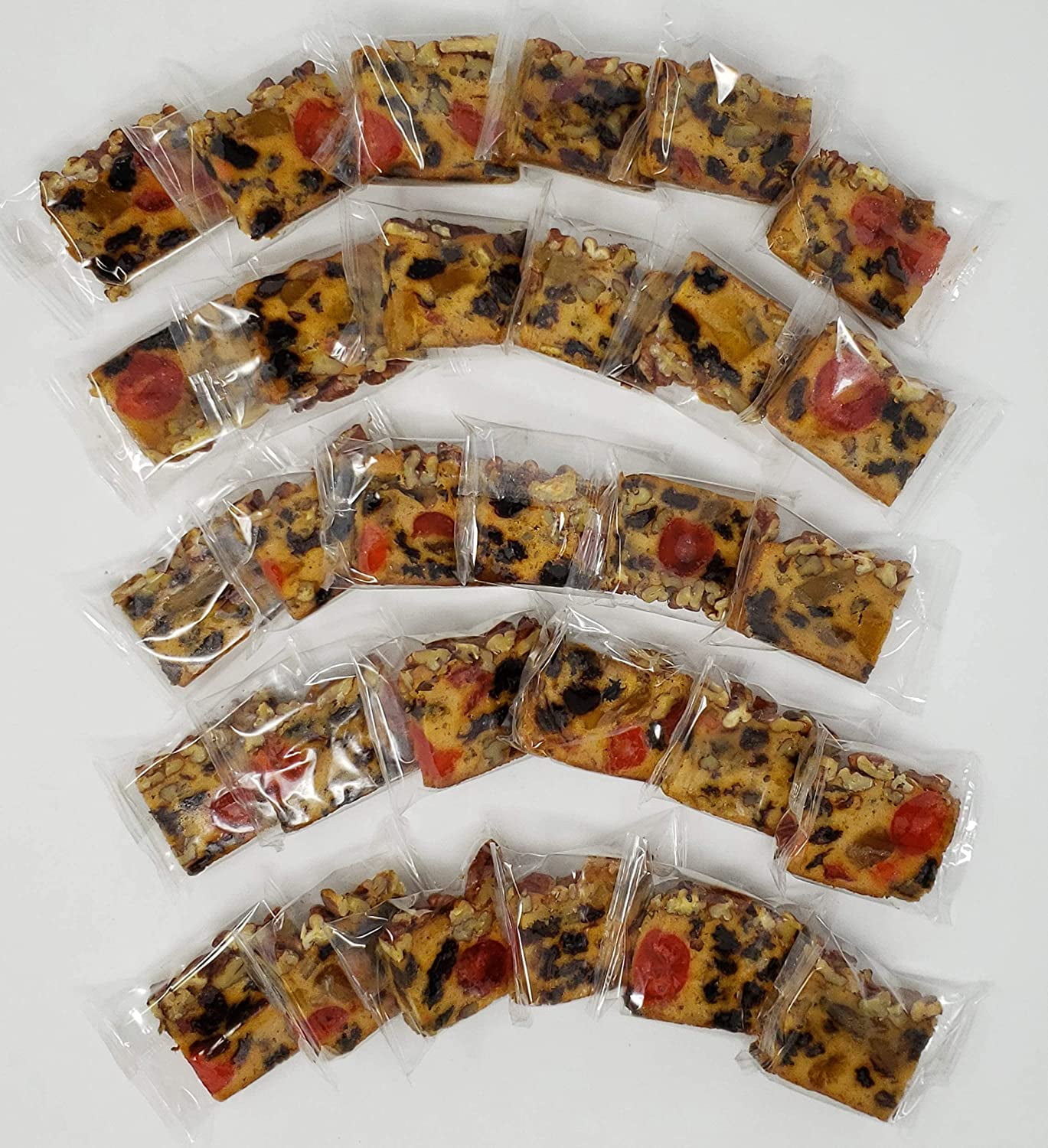 Fruitcake Classic Fruit Cake 40 Individually Wrapped Slices in a Box ...