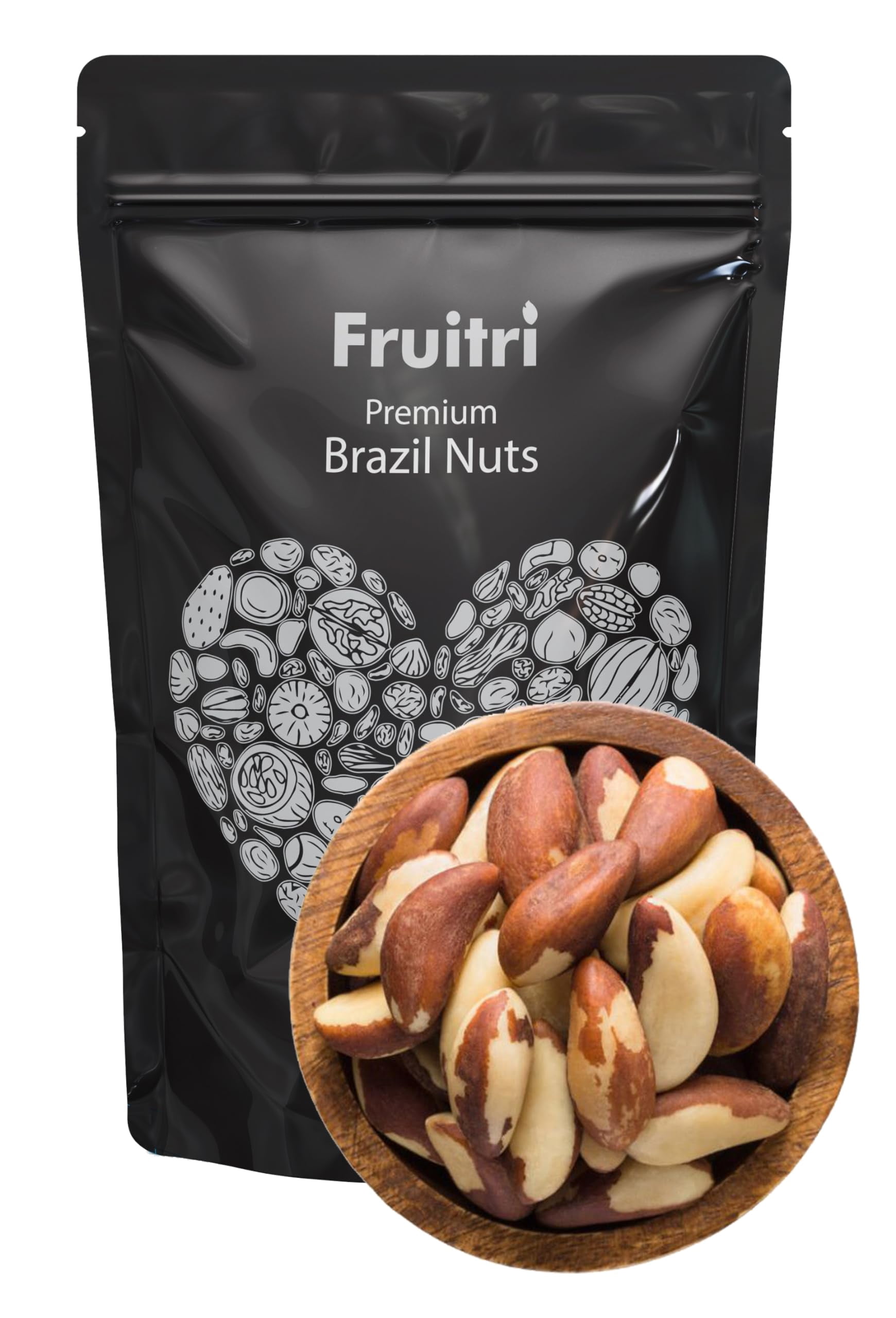 Fruitri Premium Jumbo Brazil Nuts (100G) - Walmart.com