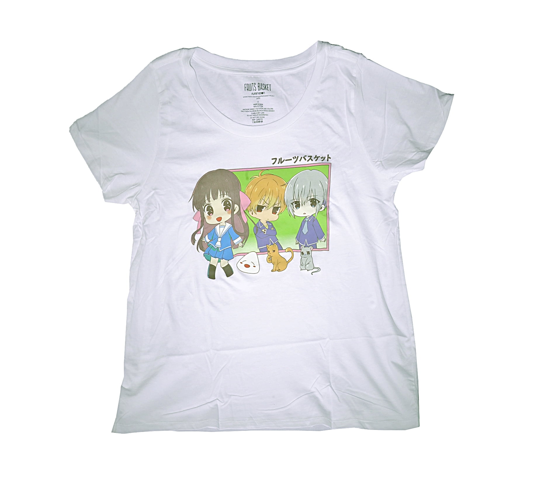Fruits Basket Girls Plus Size T-Shirt - Chibi Trio Yuki, Kyo, and Tohru ...