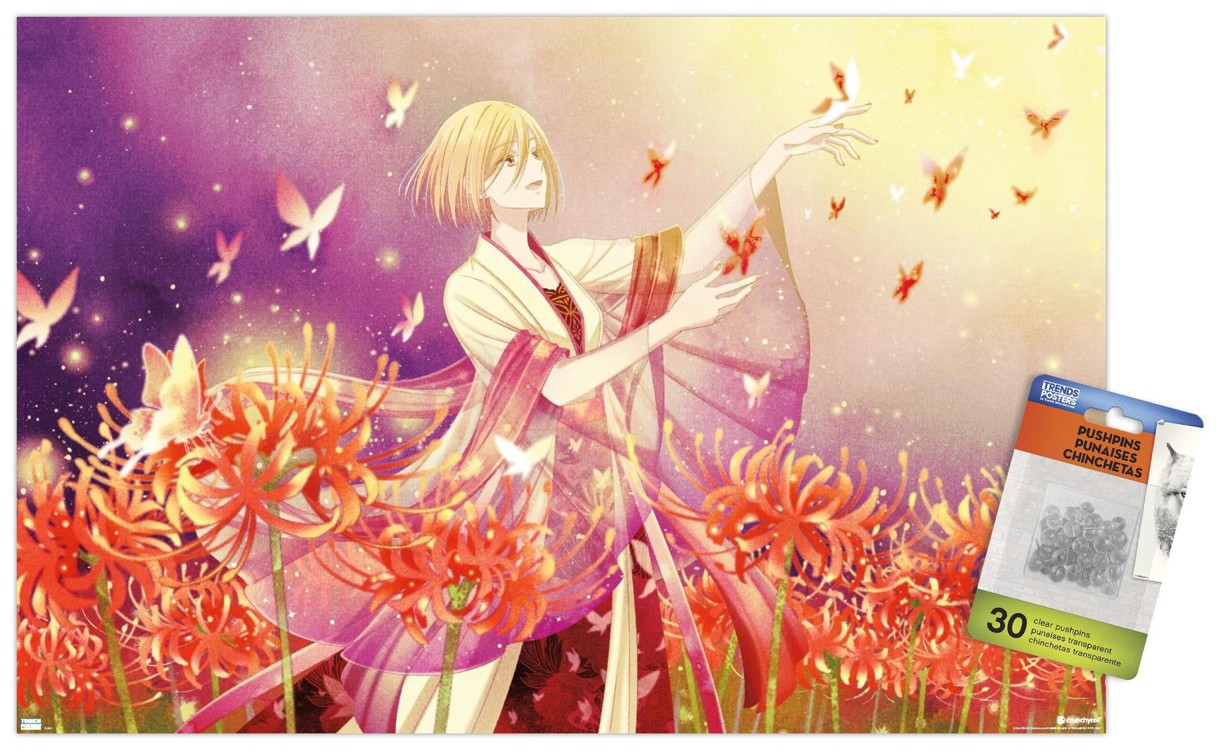 Fruits Basket - Kyoko Honda Wall Poster with Push Pins, 14.725" x 22. ...