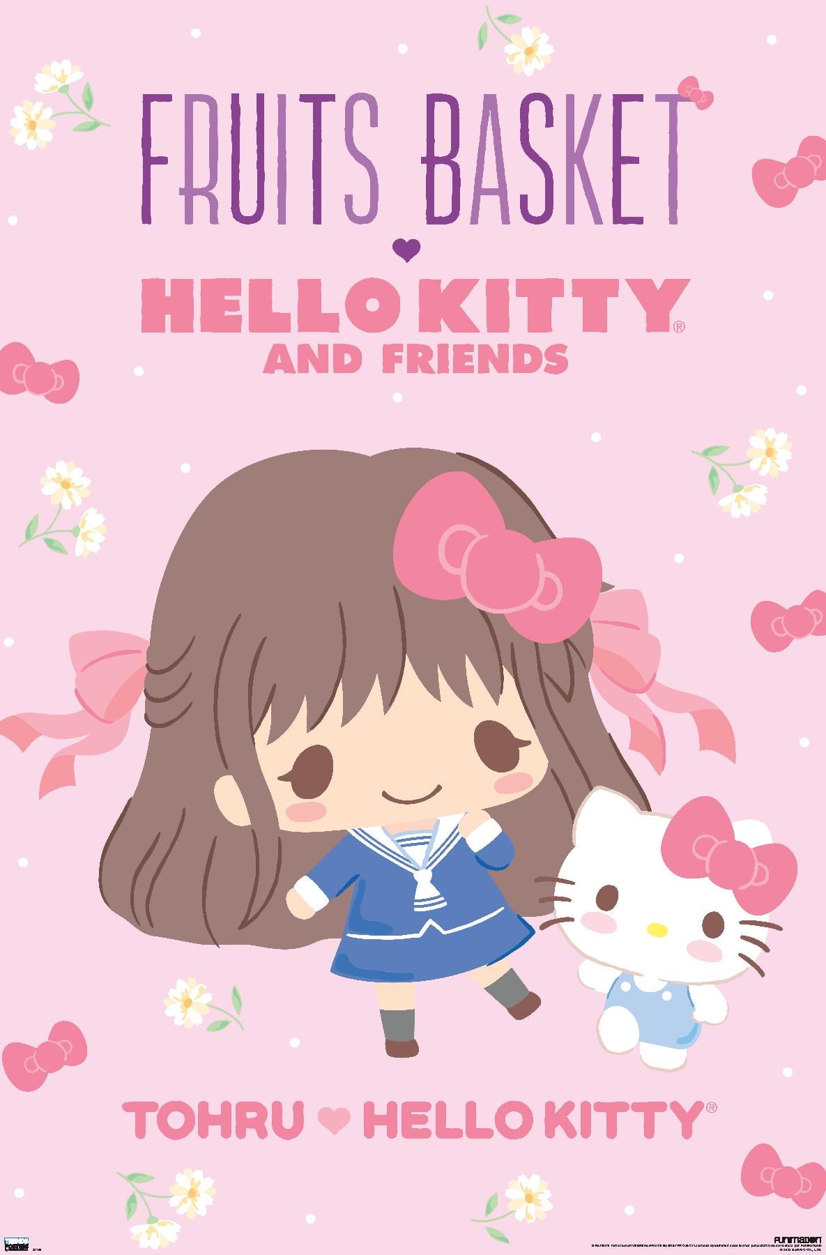 Fruits Basket x Hello Kitty and Friends - Tohru and Hello Kitty Wall ...