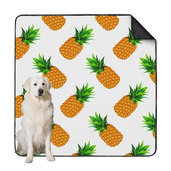 Fruits Design Washable Pee Pads for Dogs, 72"x72" Large Reusable Potty ...