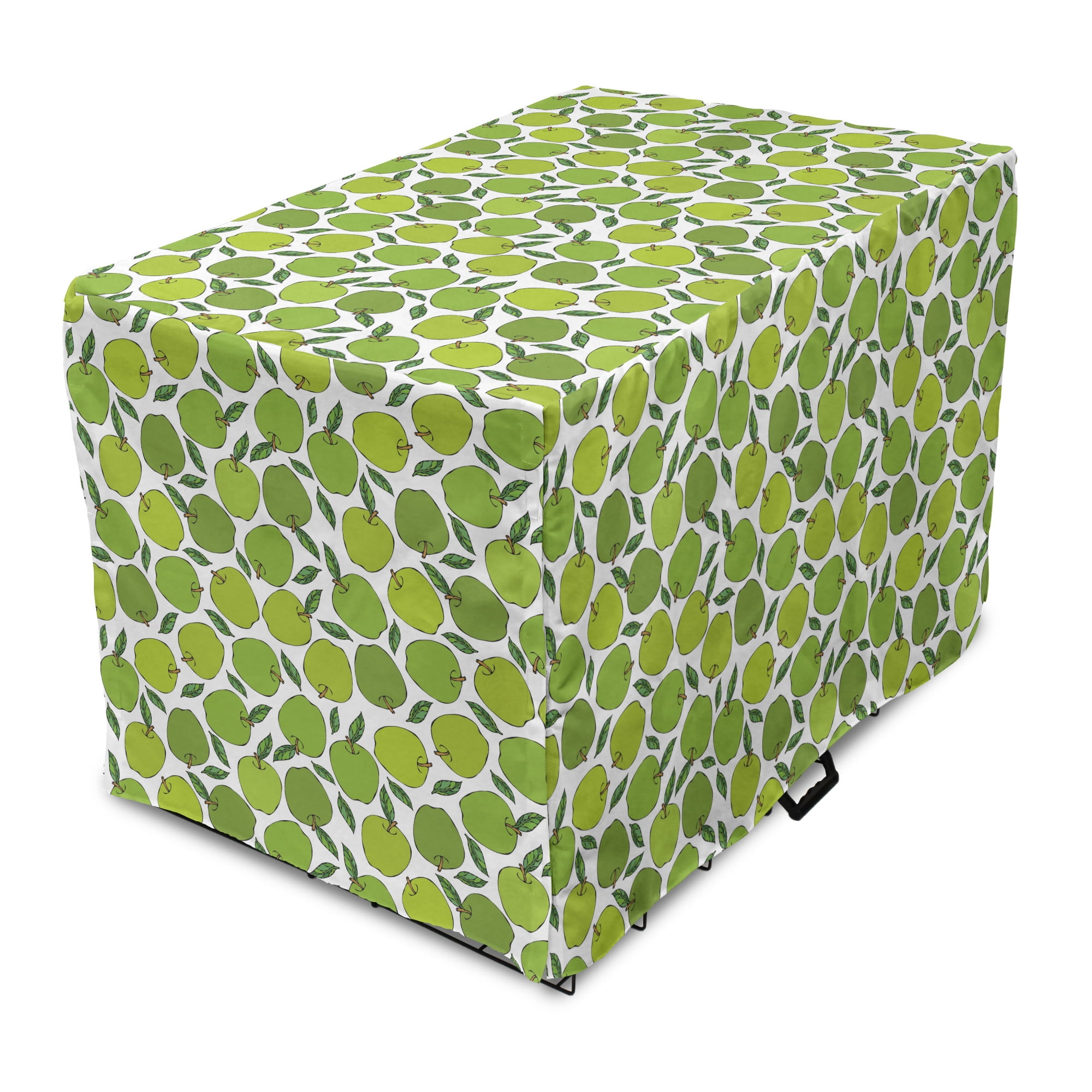 Fruits Dog Crate Cover, Summer Eat Apples Pattern Home Brew Autumn ...
