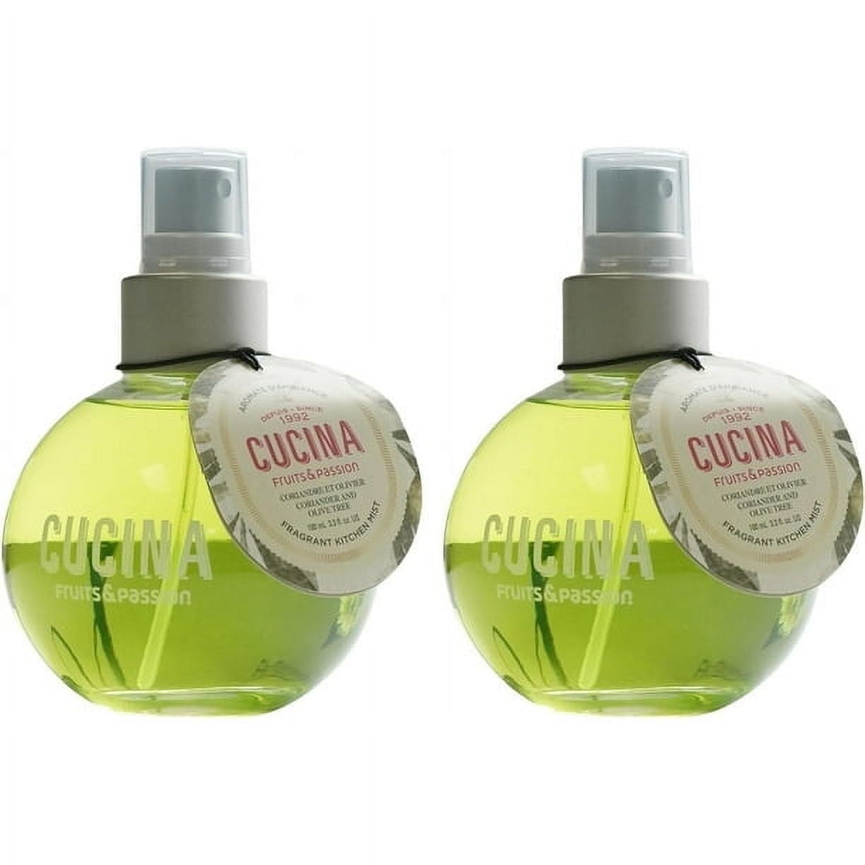 Fruits & Passion Cucina Coriander and Olive Tree Fragrant Kitchen Mist ...