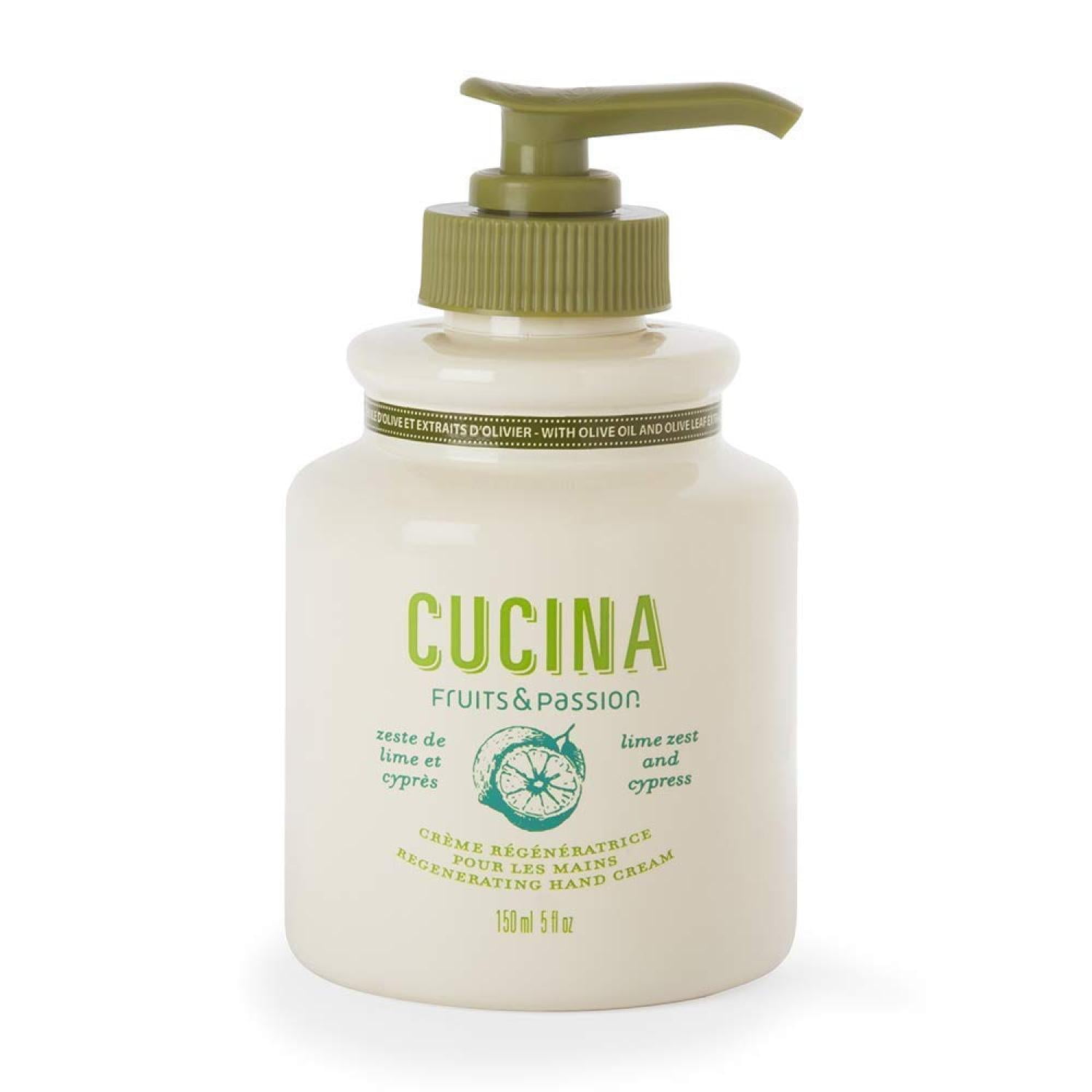 Fruits & Passion] Cucina Lime Zest and Cypress Luxury Hand Cream, 5 Fl ...