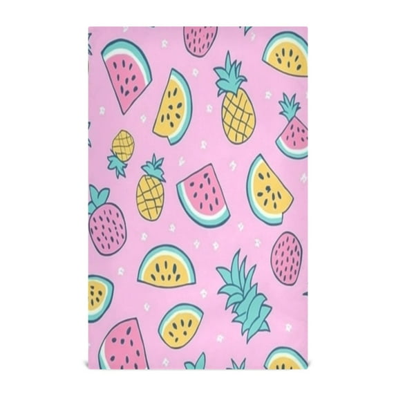 Fruits Pattern Design Kitchen Towels Dishcloth Decorative Waffle Towels ...