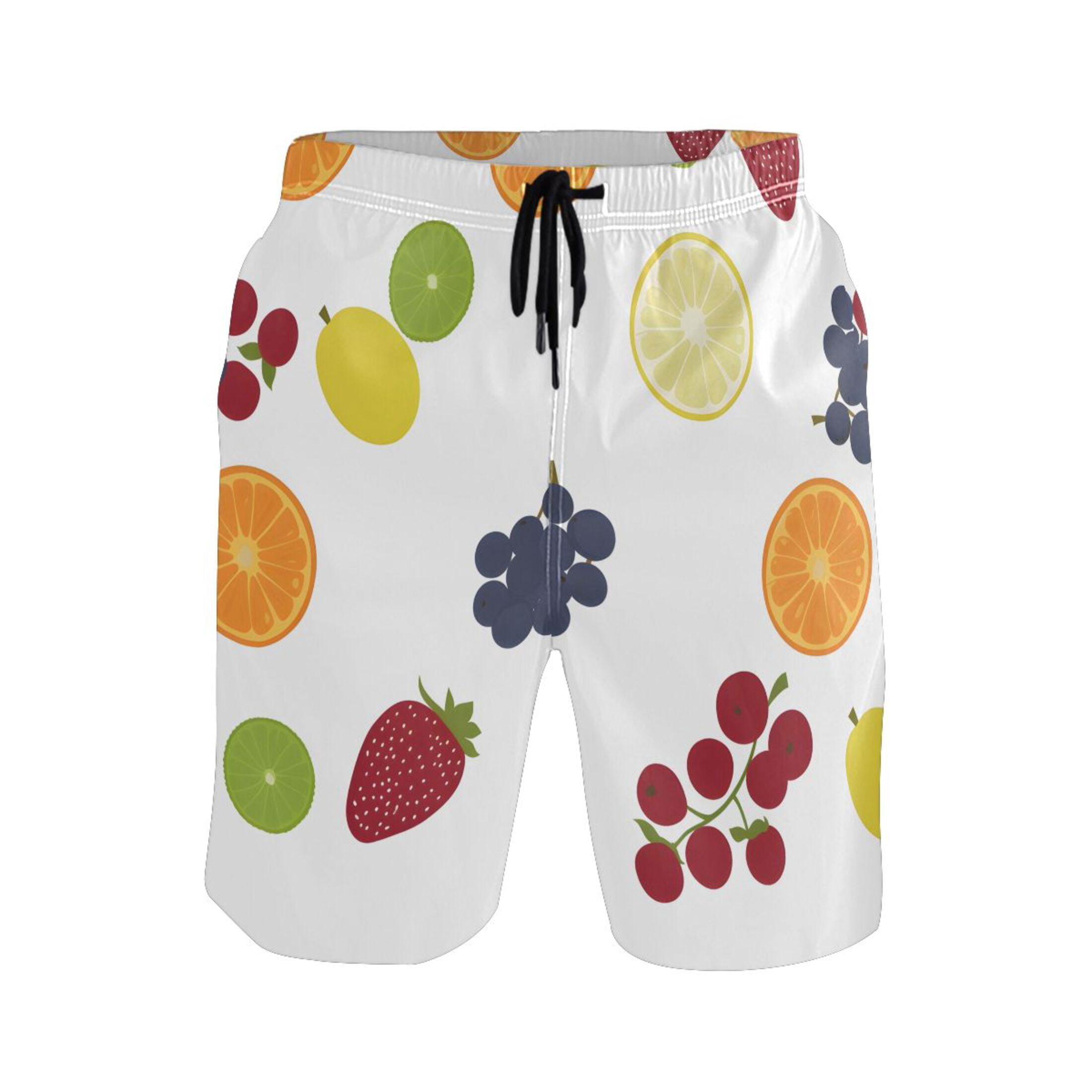 Fruits Pattern Design Mens Swim Trunks Quick Dry Board Shorts ...