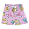 Fruits Pattern Design Swim Trunks Quick Dry Beach Pool Board Shorts ...