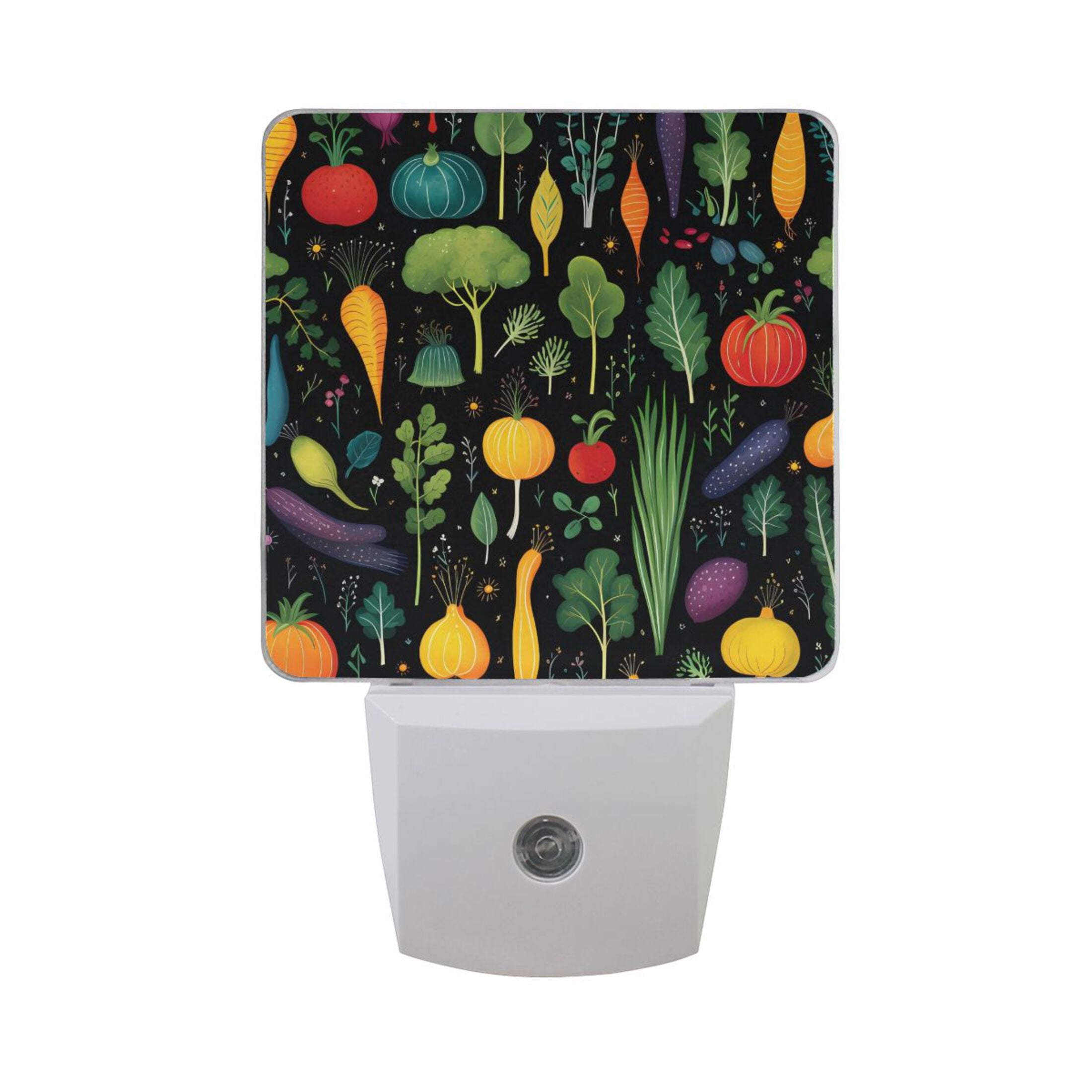 Fruits Plants Night Light LED Dusk to Dawn Auto Sensor Night Lamp Plug ...