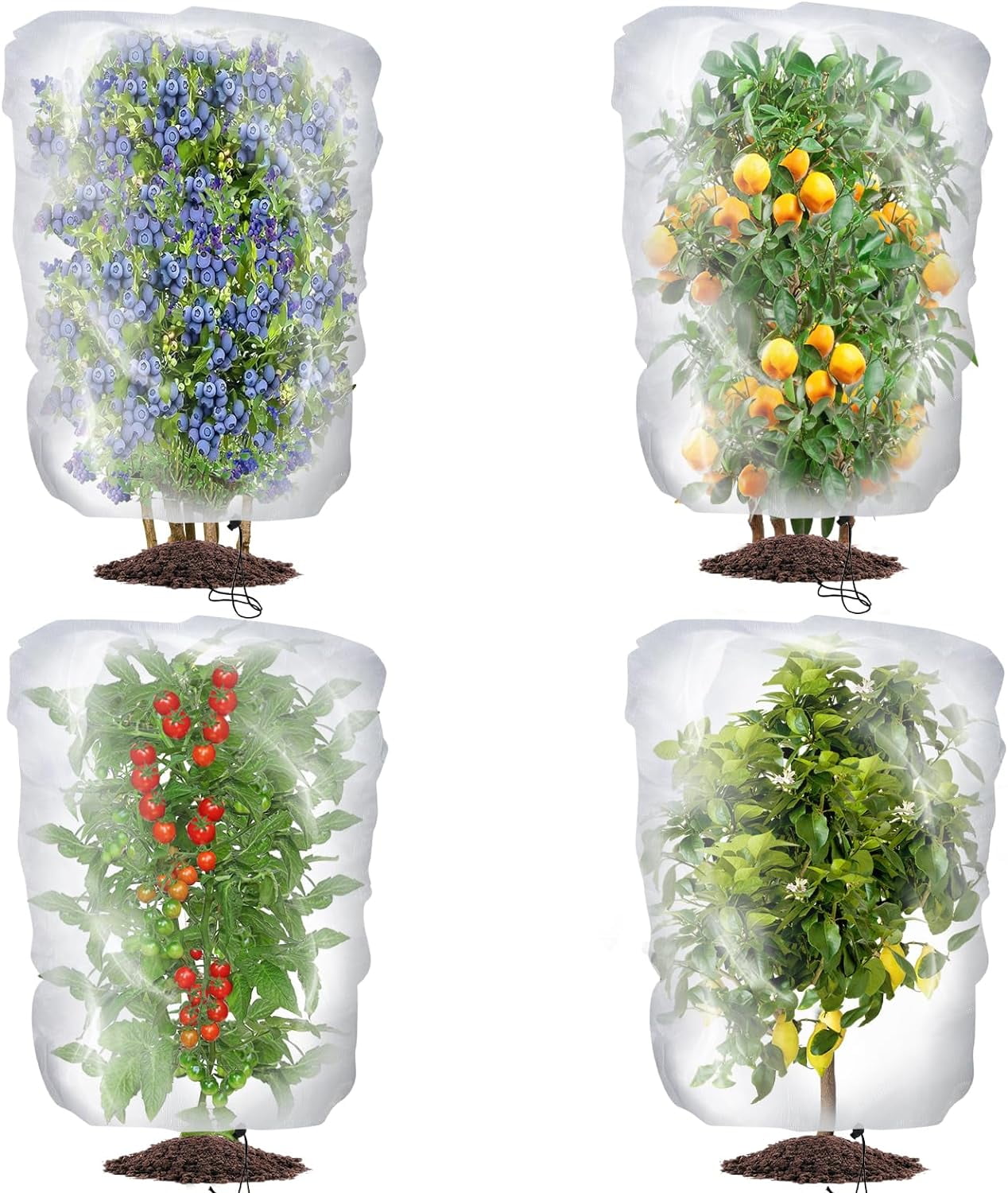 Fruits Tree Netting, Ultra-Fine Mesh Garden Insect Tree Cover with ...