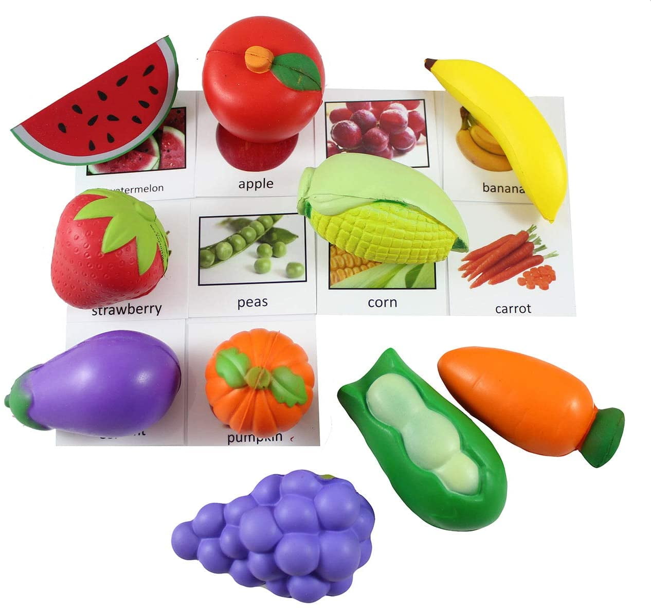 Fruits & Vegetable Match - Healthy Food with Matching Cards - 2 Part ...