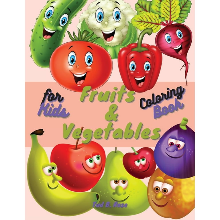 Fruits And Vegetables Pictures For Coloring