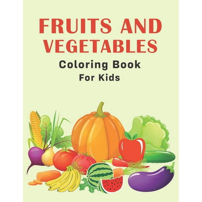 coloring sheets fruits and vegetables