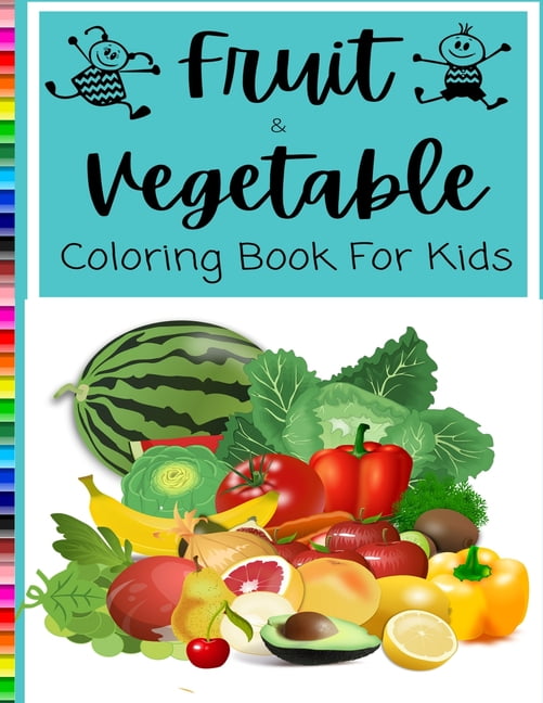 Fruits And Vegetables Coloring Page