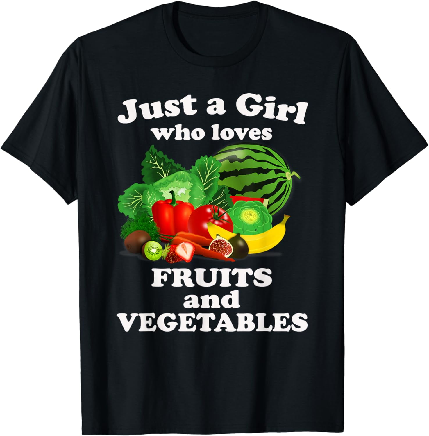 Fruits Vegetables Girls Toddlers Costume & Gardening Veggies T-Shirt ...