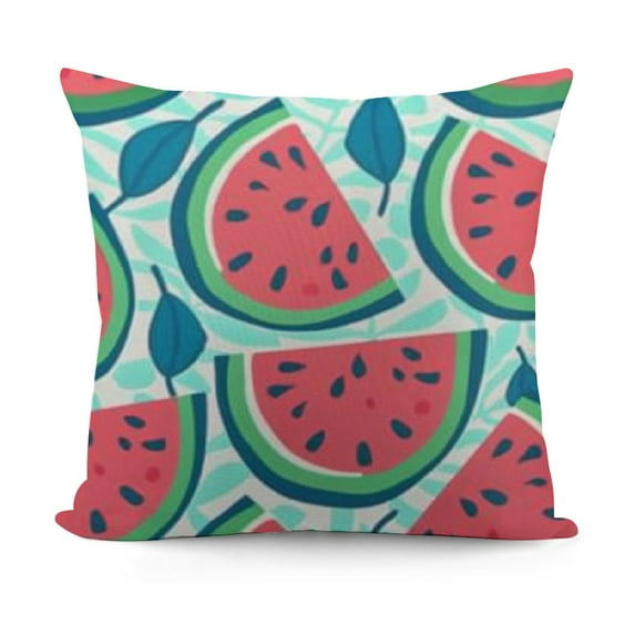 Fruits Watermelon Digital Printing Body Pillow Case Hidden Zippe Soft ...
