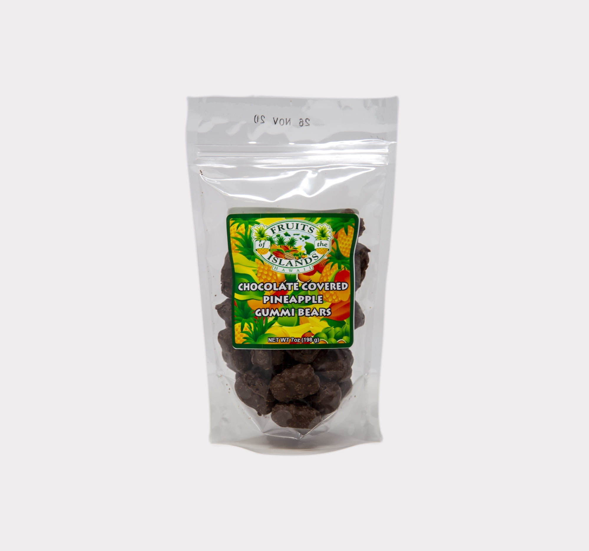 Fruits Of The Islands Chocolate Pineapple Gummy Bears, 7 oz. - Walmart.com
