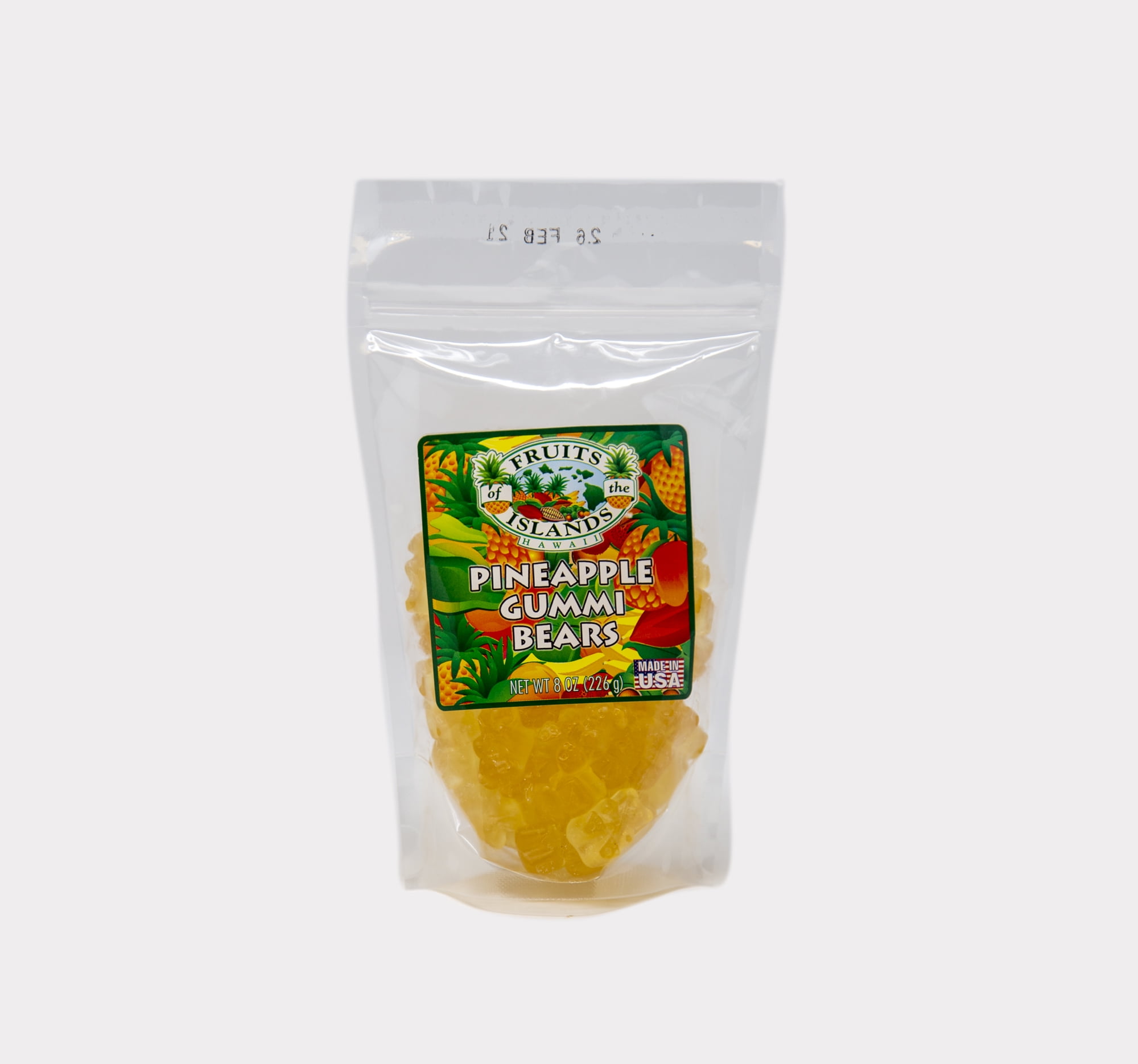 Fruits of the Island Real Hawaiian Pineapple Gummy Candy - 8 oz - Walmart.com