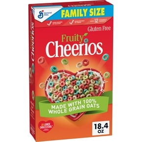 Family Size Cereal Box