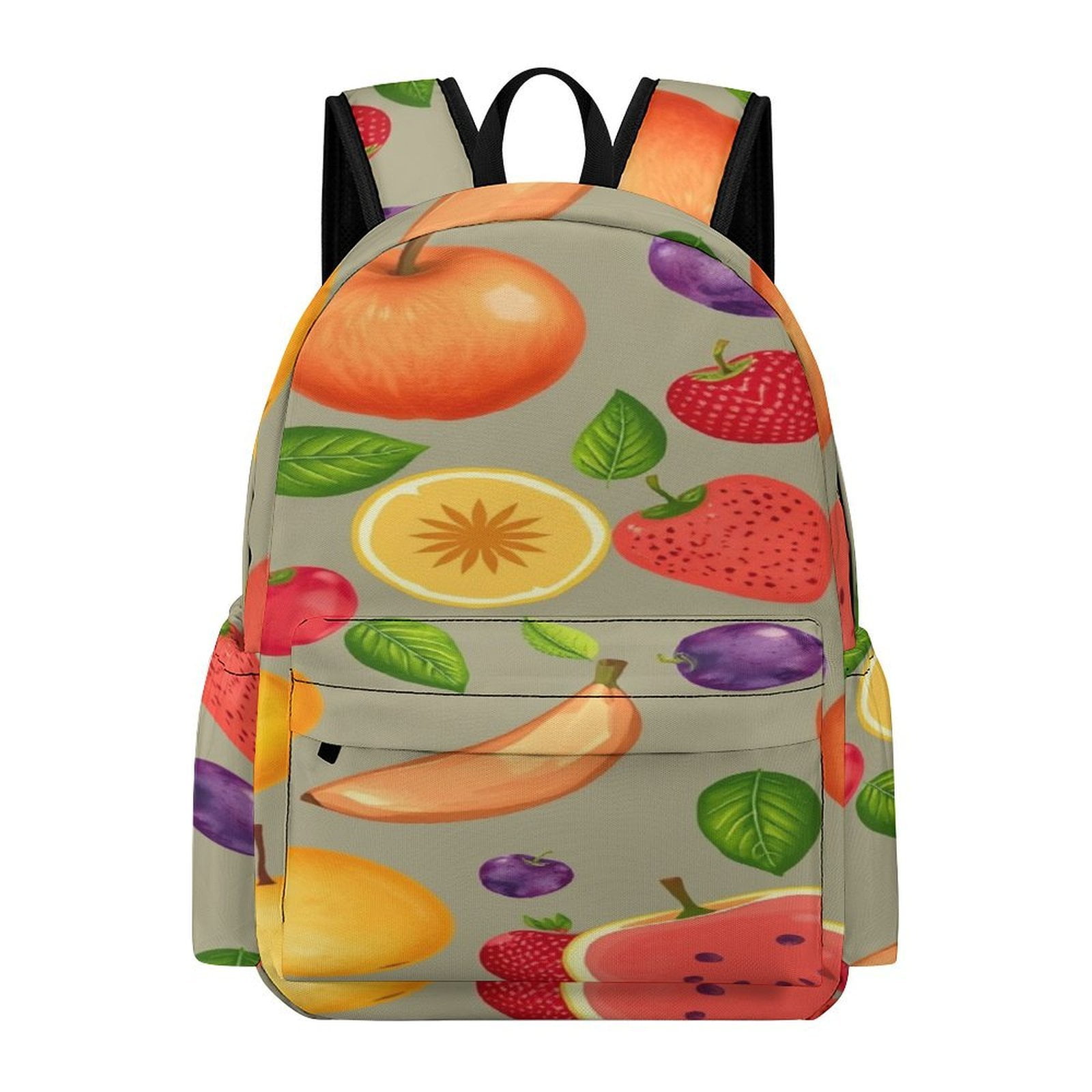 Fruity Colorful Pattern Backpack School Bags for Teenagers Students ...