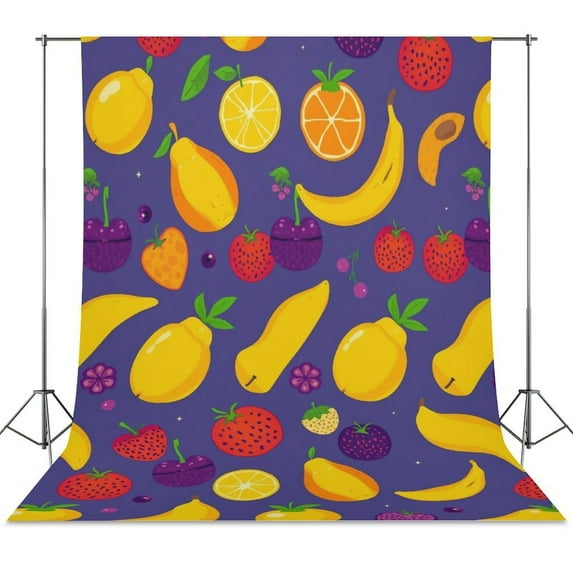 Fruity Colorful Pattern Party Backdrop Birthday Decoration Backgrounds ...