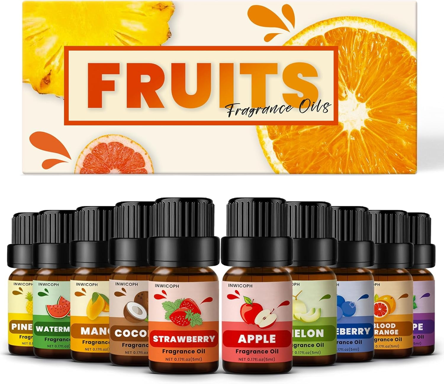 Fruity Fragrance Oil for Candle & Soap Making, Premium Essential Oils ...