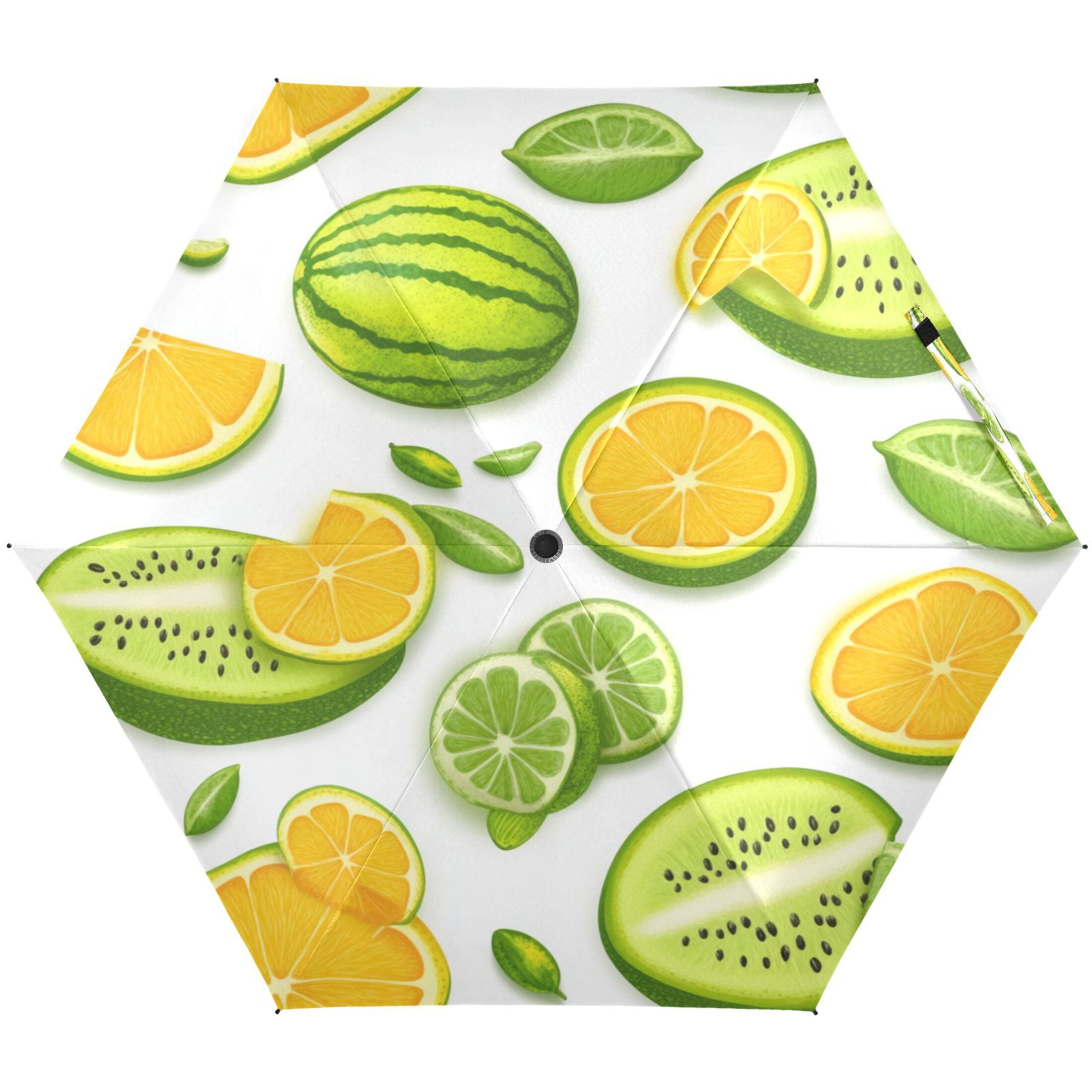 Fruity Fun Umbrellas for Sun Auto Open Close UV50+ Waterproof 5-Fold ...