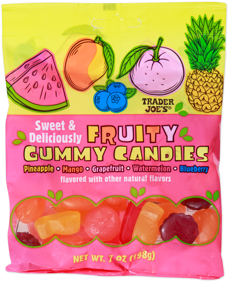 Fruity Gummy Candies 7 Oz Pack of 2 - Walmart.com