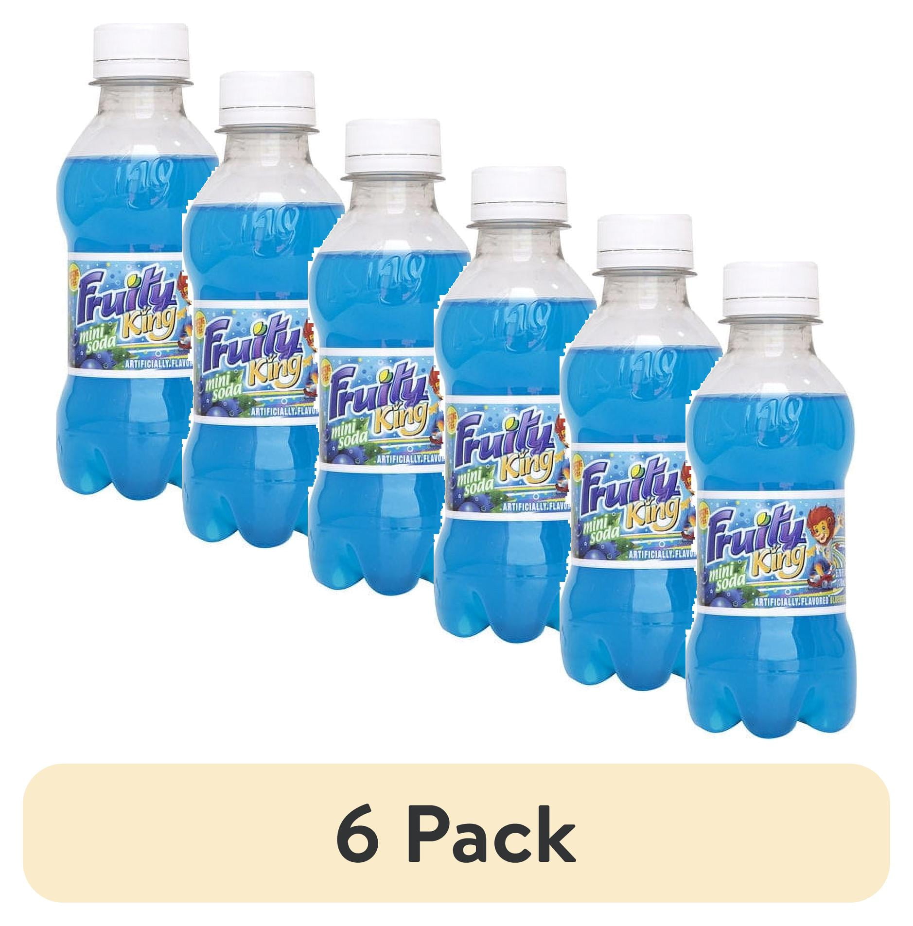 (6 pack) Fruity King Mini Soda, Blueberry, 5.75 Fl Oz, 1 Count ...