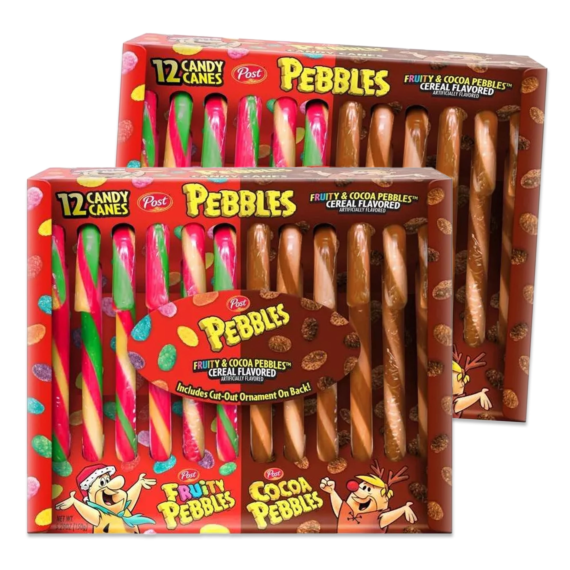 Fruity Pebble Candy Canes Pack of 2 - Walmart.com