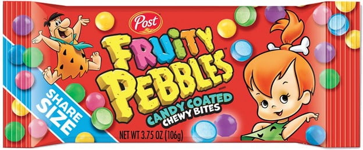 Fruity Pebbles Candy Coated Chewy Bites, Share Size 3.75 Ounce Bag ...