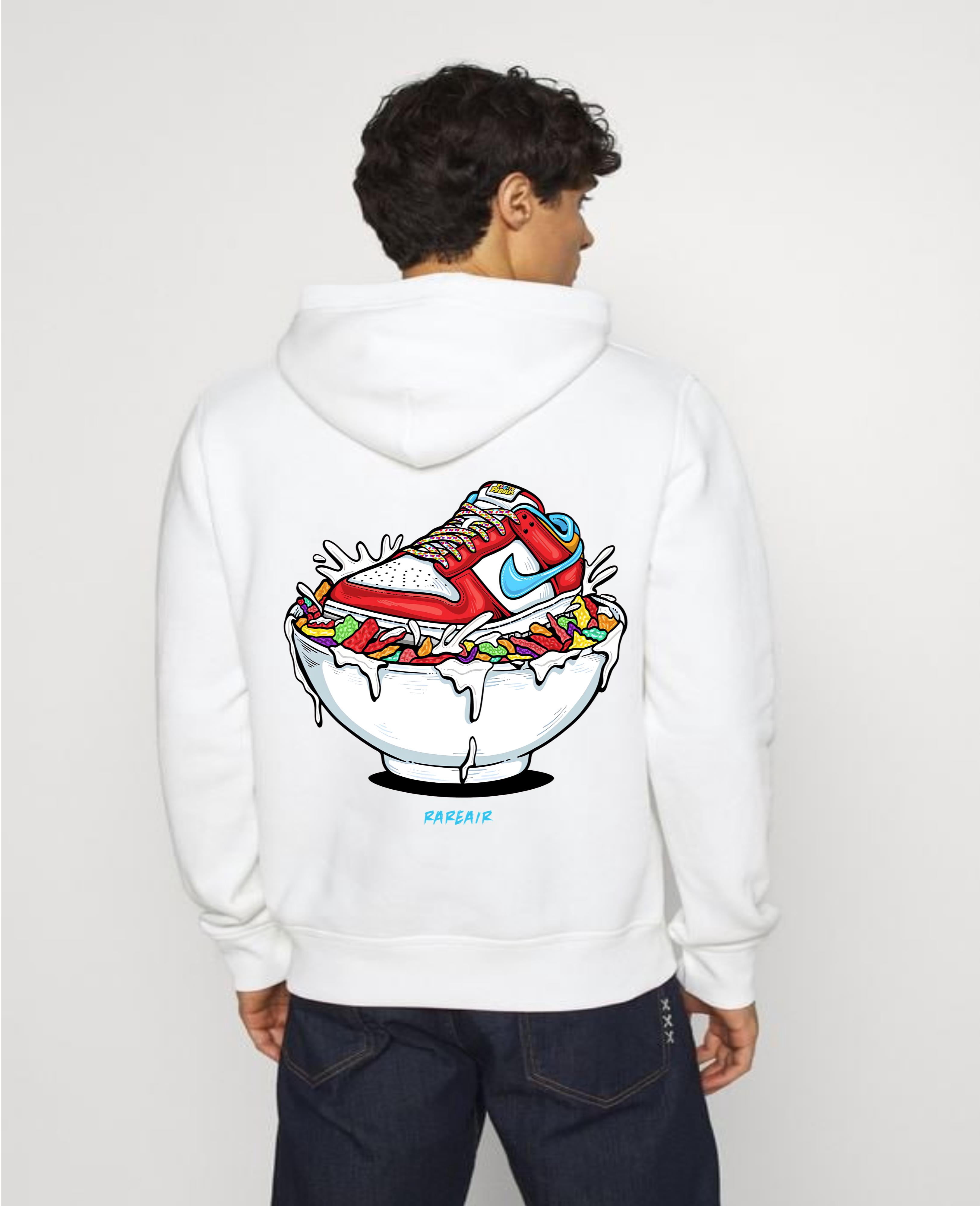 Fruity Pebbles Dunk Sneaker Match Tees White Fruity Pebbles Bowl ...