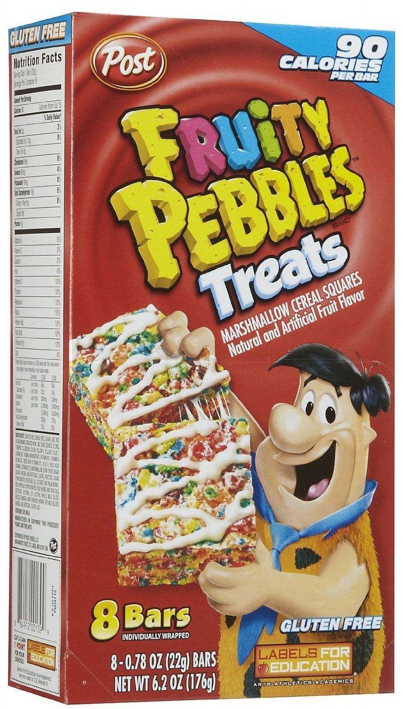 Fruity Pebbles & Marshmallow Cereal Bar Treats (Pack of 3) 8 Count ...