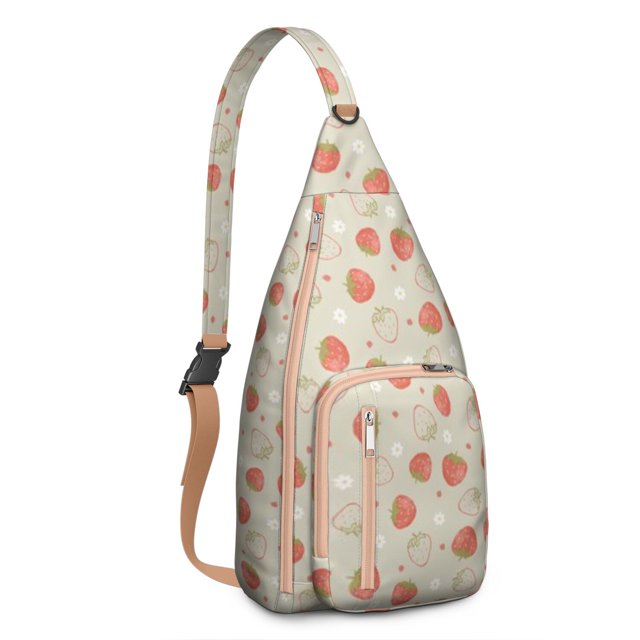 Fruity Strawberry Lover Fanny Pack – Water-resistant & Compact, Cute ...