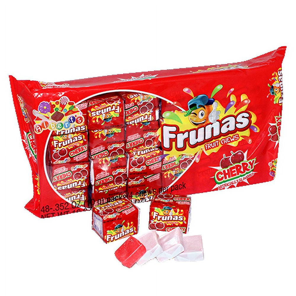 Frunas Cherry Fruit Chews - Pack of 48 - Walmart.com