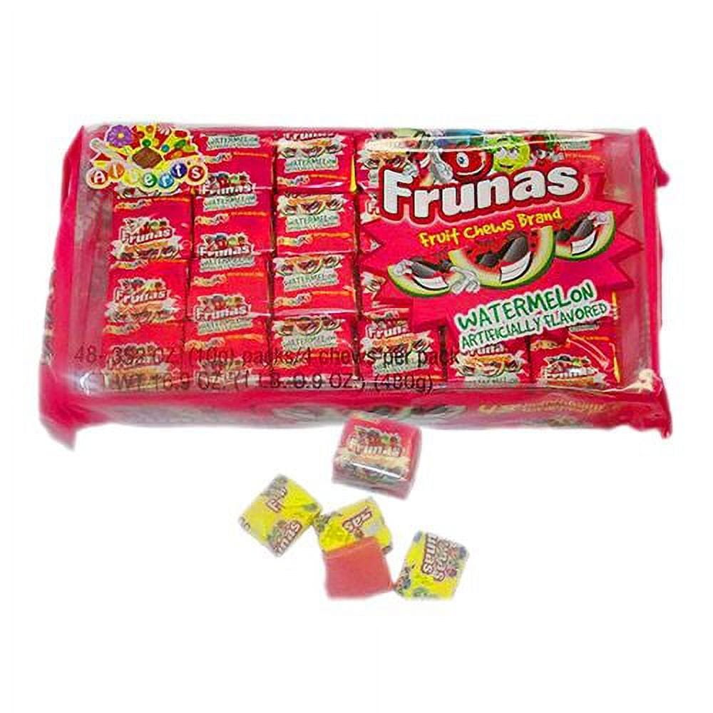 Frunas Watermelon Fruit Chews - Pack of 48 - Walmart.com