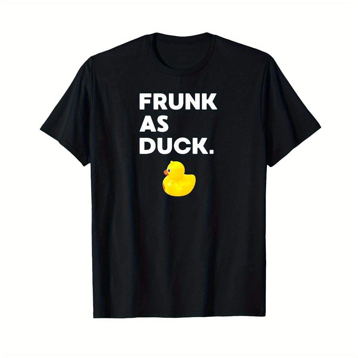 Frunk as Duck Funny Rubber Ducky Drinking Meme Humor T-Shirt - Walmart.com
