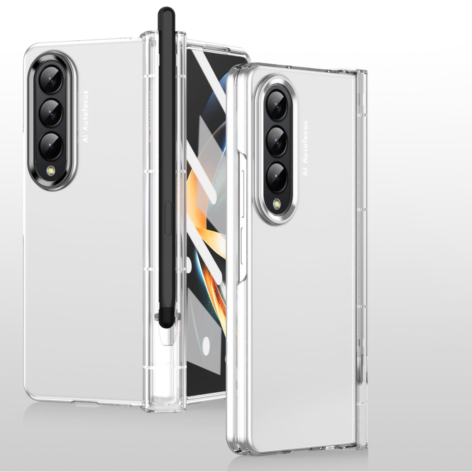 Frusde Clear Case Compatible with Samsung Galaxy Z Fold 4 with S Pen ...