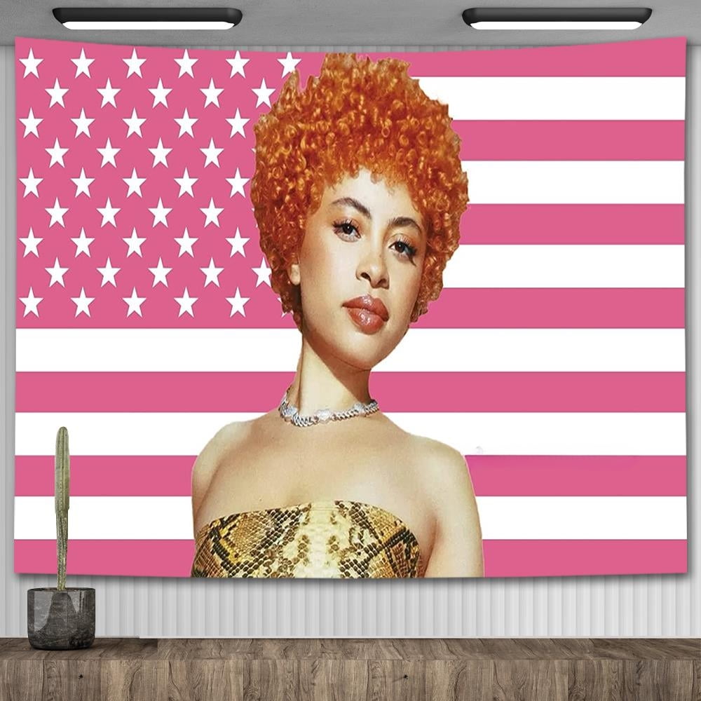 Frusde Ice Spice Flag, 3 X 5 FT USA Flag Outdoor Indoor Tapestry Banner ...