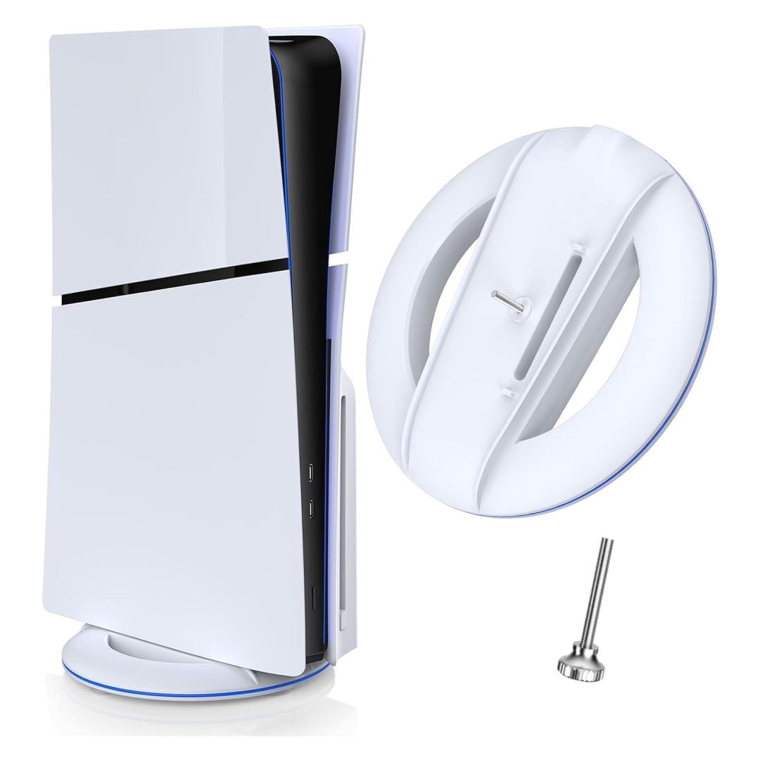 Frusde Vertical Stand for PS5 Slim Disc & Digital Editions with RGB ...