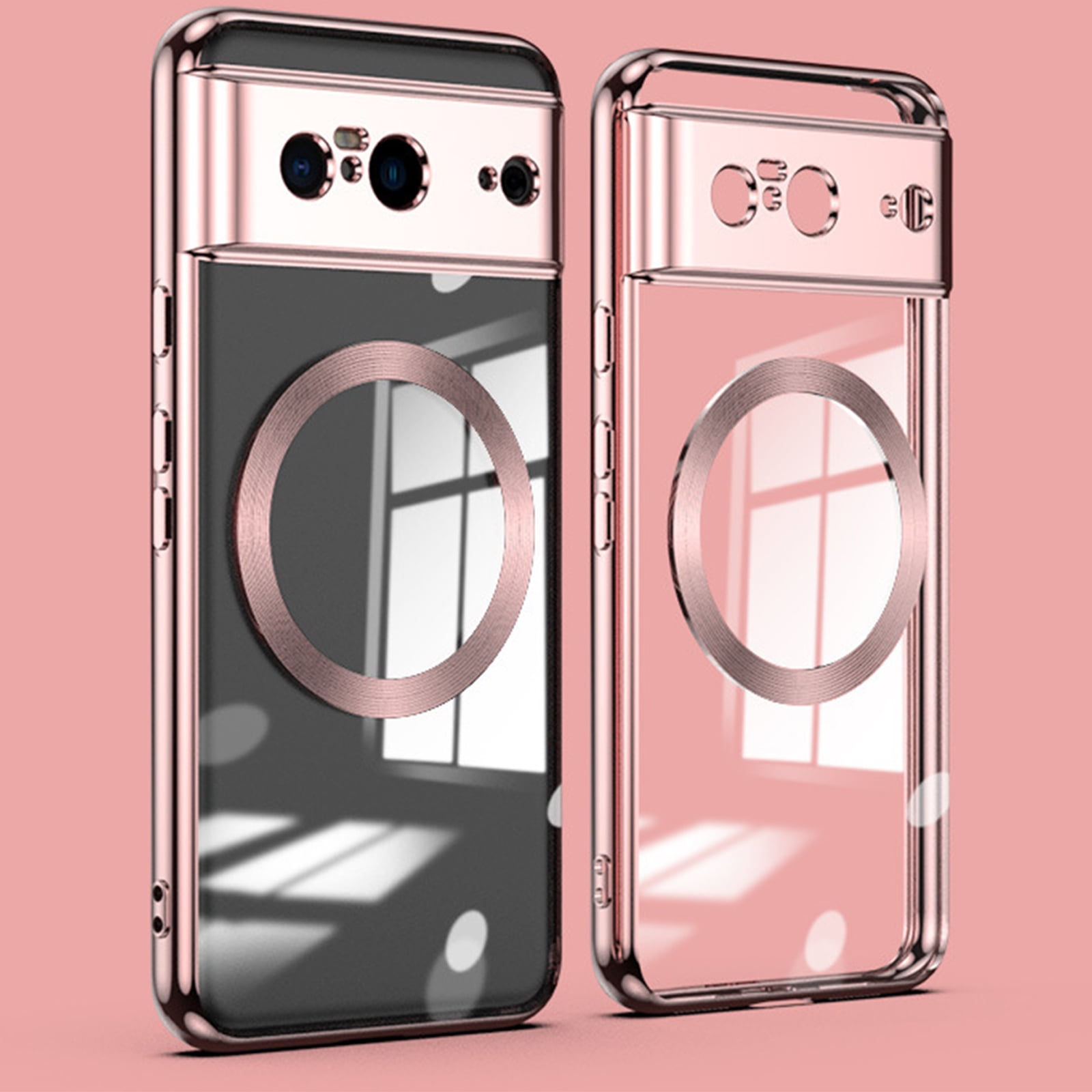 Frusde for Google Pixel 8 Pro Clear Magnetic Magsafe Case Transparent ...