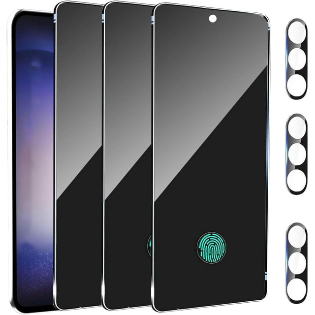 Frusde for Samsung Galaxy S24 Ultra S24 Plus S24 Privacy Screen Protector + Camera Lens ...